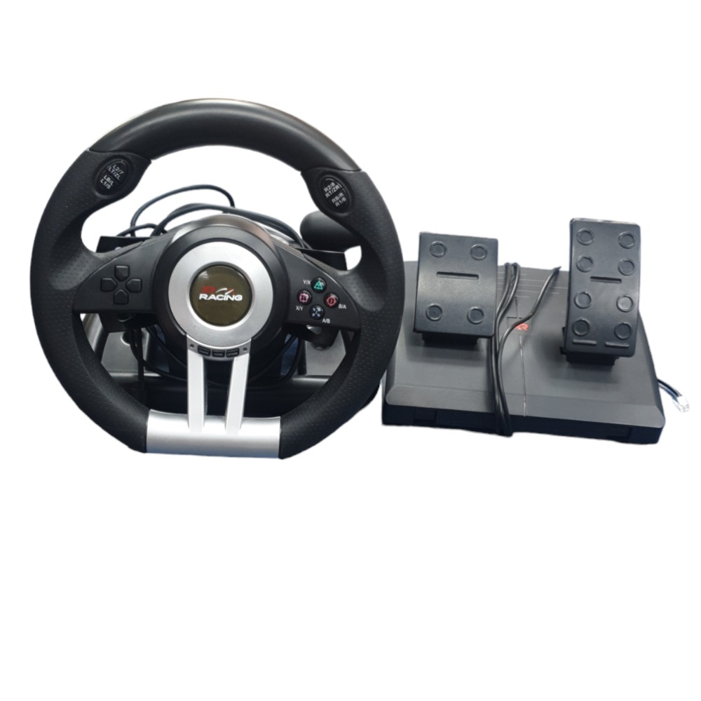 XR Racing Steering Wheel W/Pedals - Own4Less